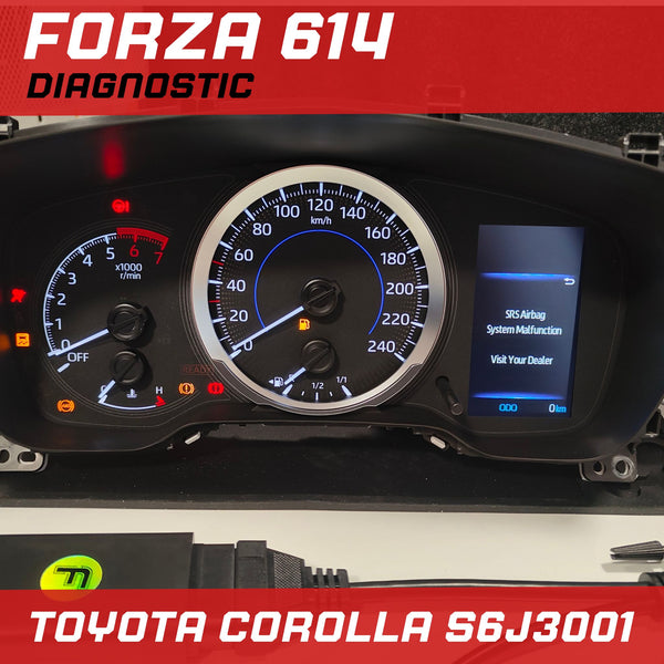 Toyota Corolla S6J3001 software for instrument cluster programming and ...